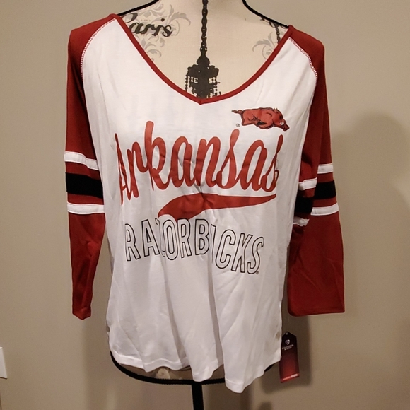 Colosseum | Tops | Nwt Arkansas Razorbacks Baseball Top | Poshmark